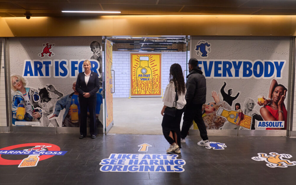 Absolut Vodka takes over Charing Cross Tube station in bold tribute to ...